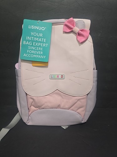 LISINUO Kids Backpacks Girls Backpack Cat Kitten School Bag New With ...