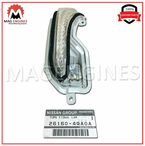 26160-4GA0A GENUINE OEM PASSENGER DOOR MIRROR TURN SIGNAL RH Q50 Q60 ...