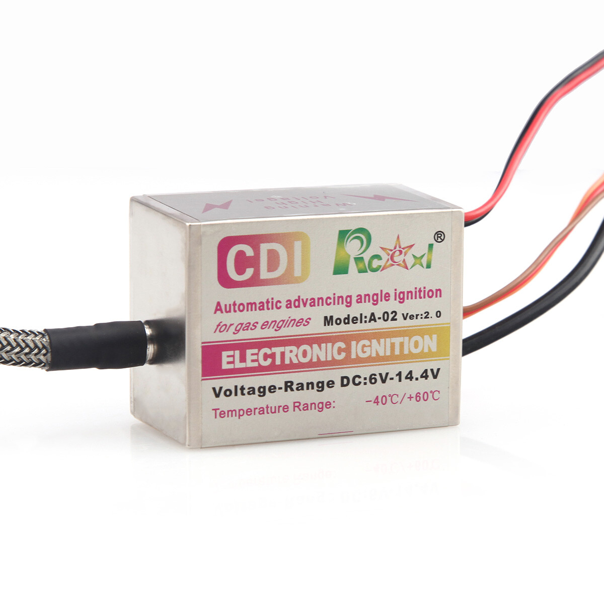 Rcexl Single Ignition CDI For NGK CM6-10MM 120 Degree DA Gas Engine RC ...