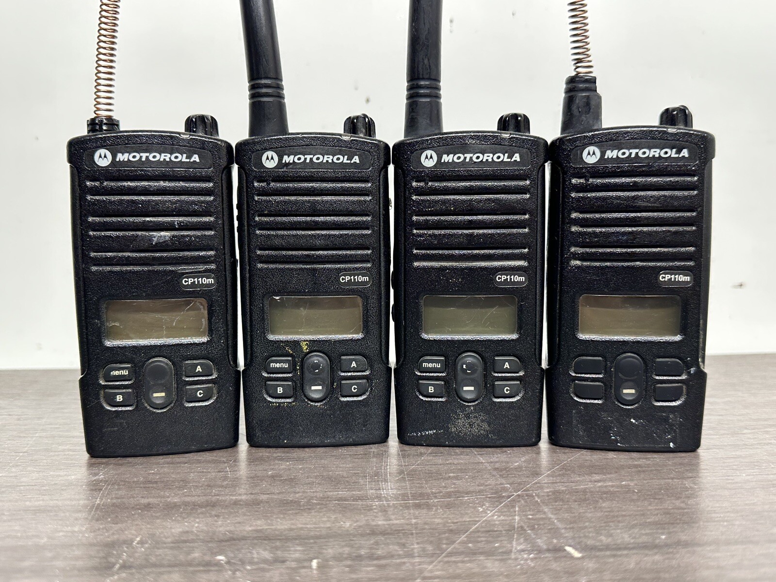 Lot Of 4 Motorola CP110m w/Display Two Way Radios - G58 | eBay