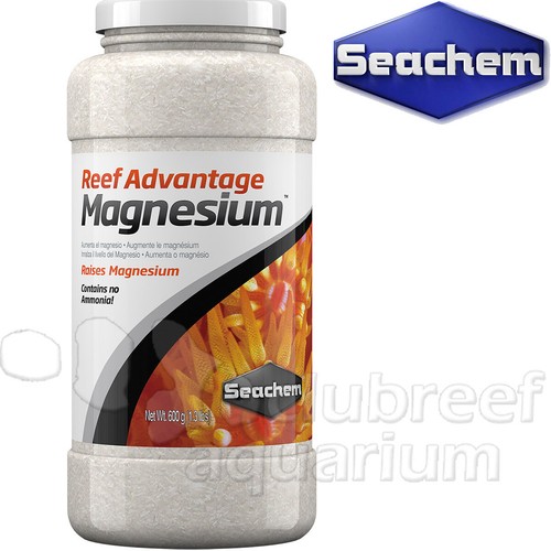 Reef Advantage Magnesium Chloride/Salts Raise Aquarium Mg Seachem 600g ...