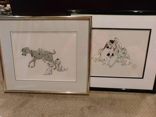 Lot of 2 Walt Disney 101 Dalmatians Limited Edition Serigraph Cel 5000 ...