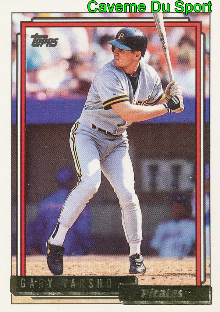 122 GARY VARSHO OF PIRATES TOPPS GOLD BASEBALL CARD 1992 | eBay
