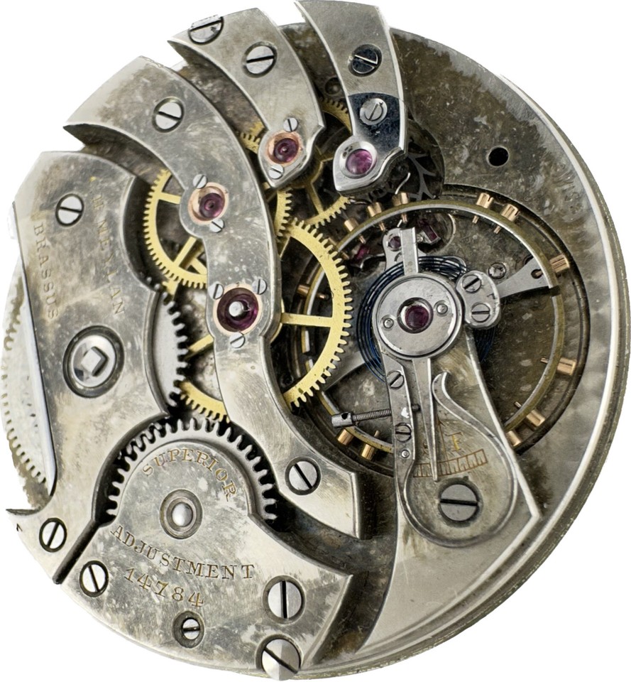 Antique 41mm CH Meylan Superior 21 Jewel Manual Pocket Watch Movement ...