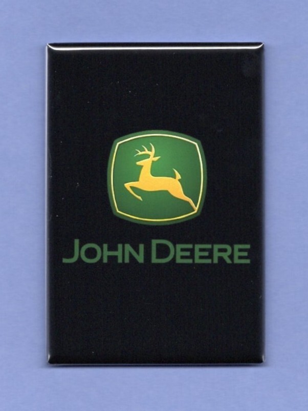 JOHN DEERE *2x3 FRIDGE MAGNET* FARM EQUIPMENT TRACTOR QUALITY FIELD ...