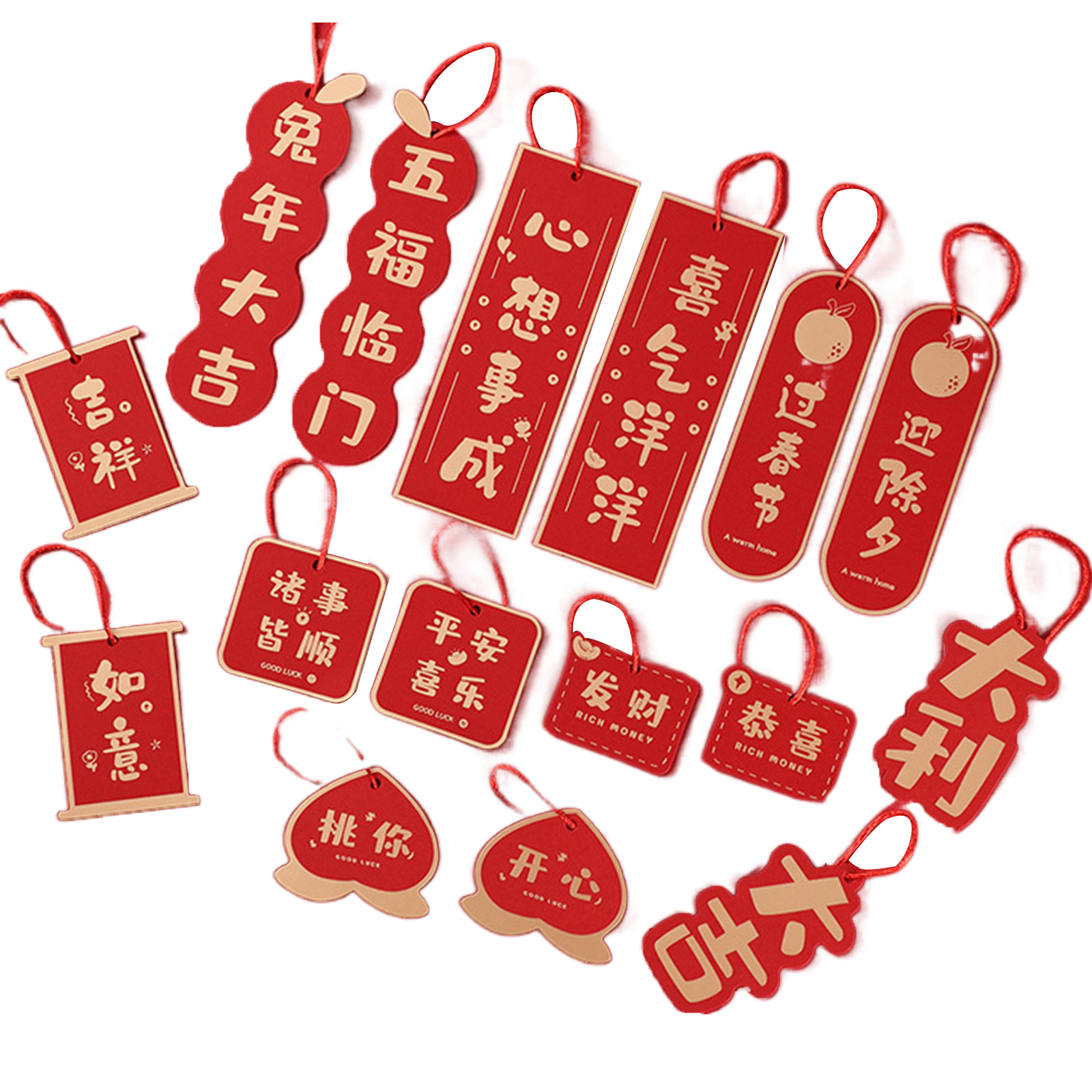 1 Set Hanging Pendants Exquisite Diy Craft 2023 Chinese Spring Festival ...