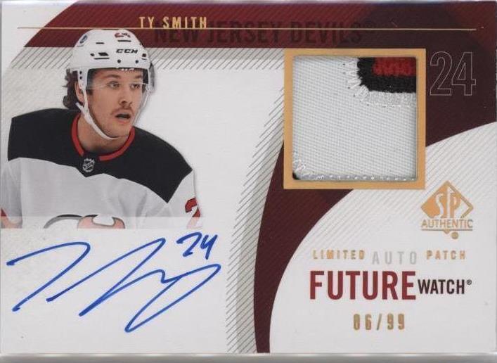 2020-21 SP Authentic - 2010-11 Retro Future Watch Auto Patch Ty Smith # ...