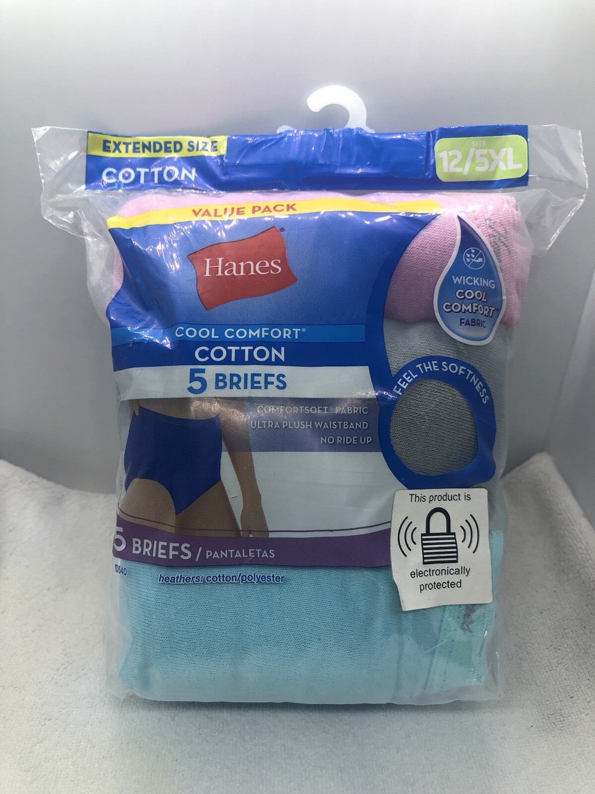 Hanes Womens Briefs Size 12 5XL Cool Comfort Cotton 5 Pk Wicking Fabric No Ride | eBay