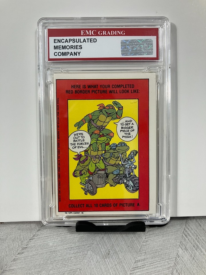 SPLINTER TMNT 1989 TOPPS Teenage Mutant Ninja TURTLES STICKER #6 EMC ...