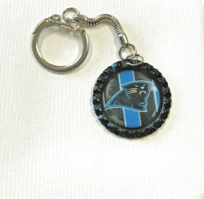 Beautiful Carolina Panthers Bottle Cap Keychain for boys or girls. | eBay
