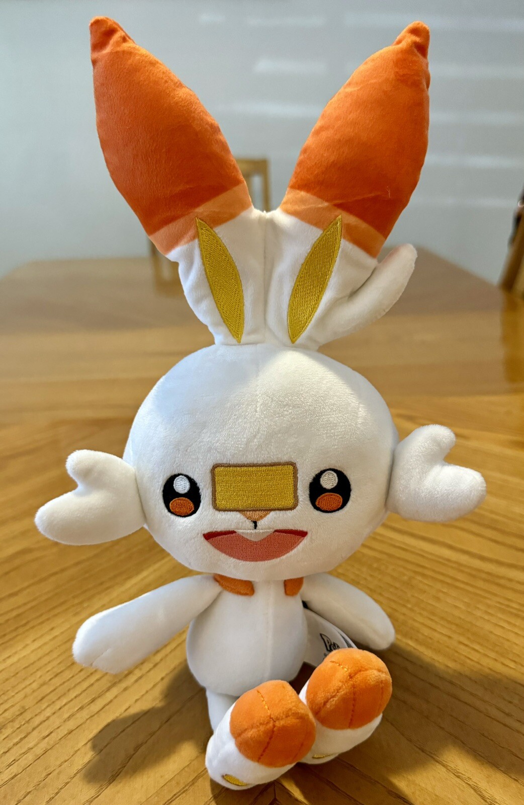 Pokemon Sword & Shield Scorbunny 14" Nintendo Stuff Animal Bunny ...