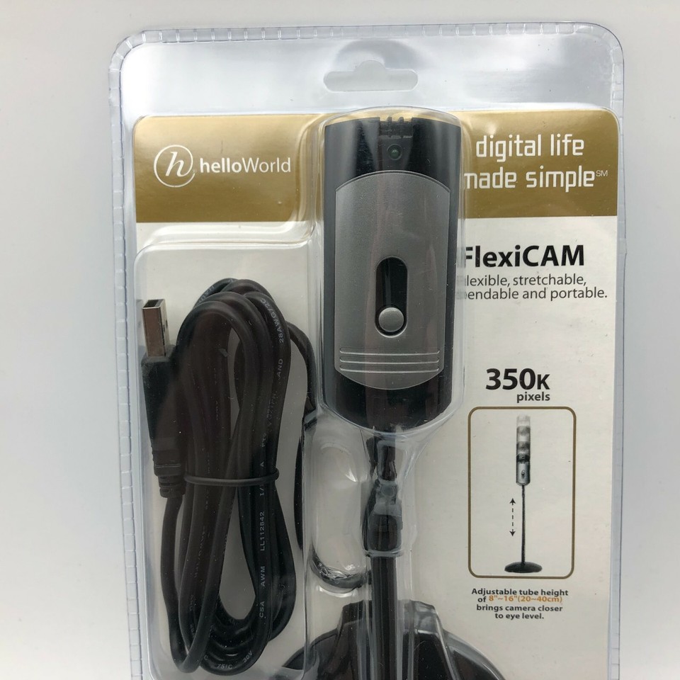 Factory Sealed Helloworld Flexican Web Camera Pk-5 Adjustable 350k ...