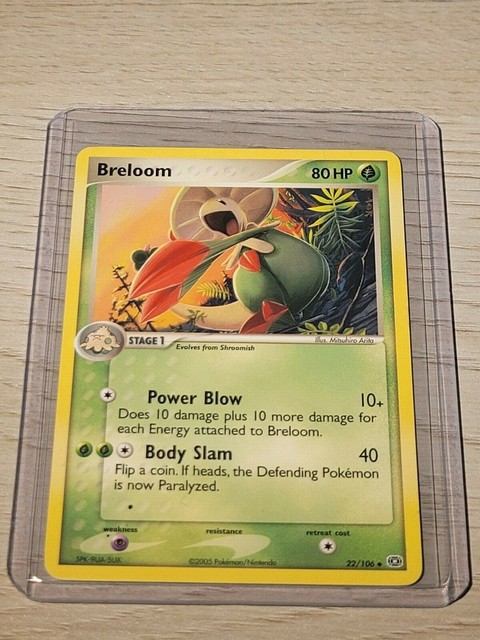 Pokémon TCG Breloom EX Emerald 22/106 Regular Uncommon for sale online ...