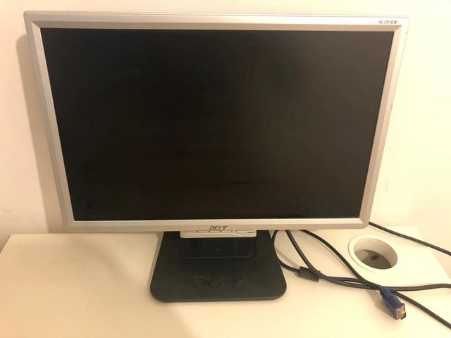 Acer AL AL1916W 19" Widescreen LCD Monitor, built-in Speakers for sale ...