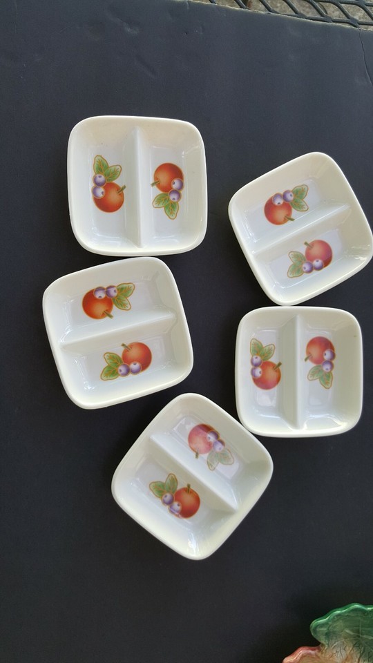 Sushi Soy Sauce Wasabi Dipping Asian Dish Plates Chopstick Rest Shunta ...