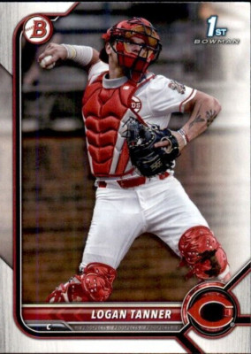 LOT OF 25 2022 BOWMAN DRAFT 1ST BASE PROSPECT BD55 LOGAN TANNER REDS | eBay