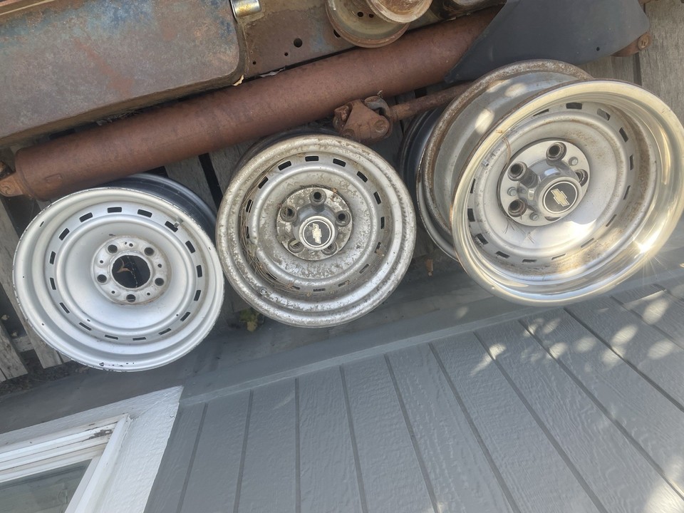 1973-1996 GMC/Chevy TRUCK, VAN, 2-15X6.5 & 2-15X8 RALLY WHEELS, C10 5x5 ...