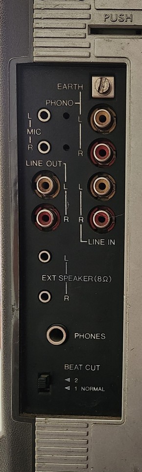 M70 JVC RC M70JW 1980 1979 BOOMBOX RADIO TAPE DECK AM FM MW SW METAL ...