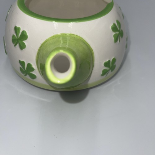 Global Design St Patrick Kate Williams Shamrock Irish Teapot with ...