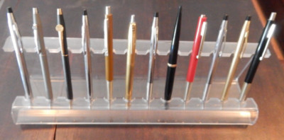 Acrylic 12 Slot Upright Acrylic Pen Holder - PENS NOT INCLUDED | eBay