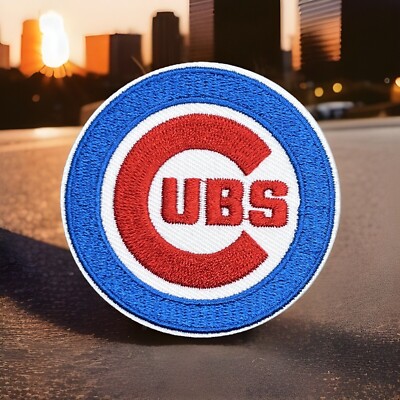 CHICAGO CUBS EMBROIDERED IRON ON PATCH 2.75” DIAMETER FREE SHIPPING | eBay