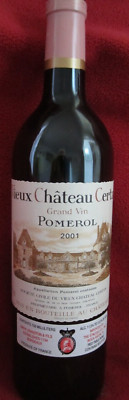 2001 Vieux Château Certain Empty Wine Bottle no cork | eBay
