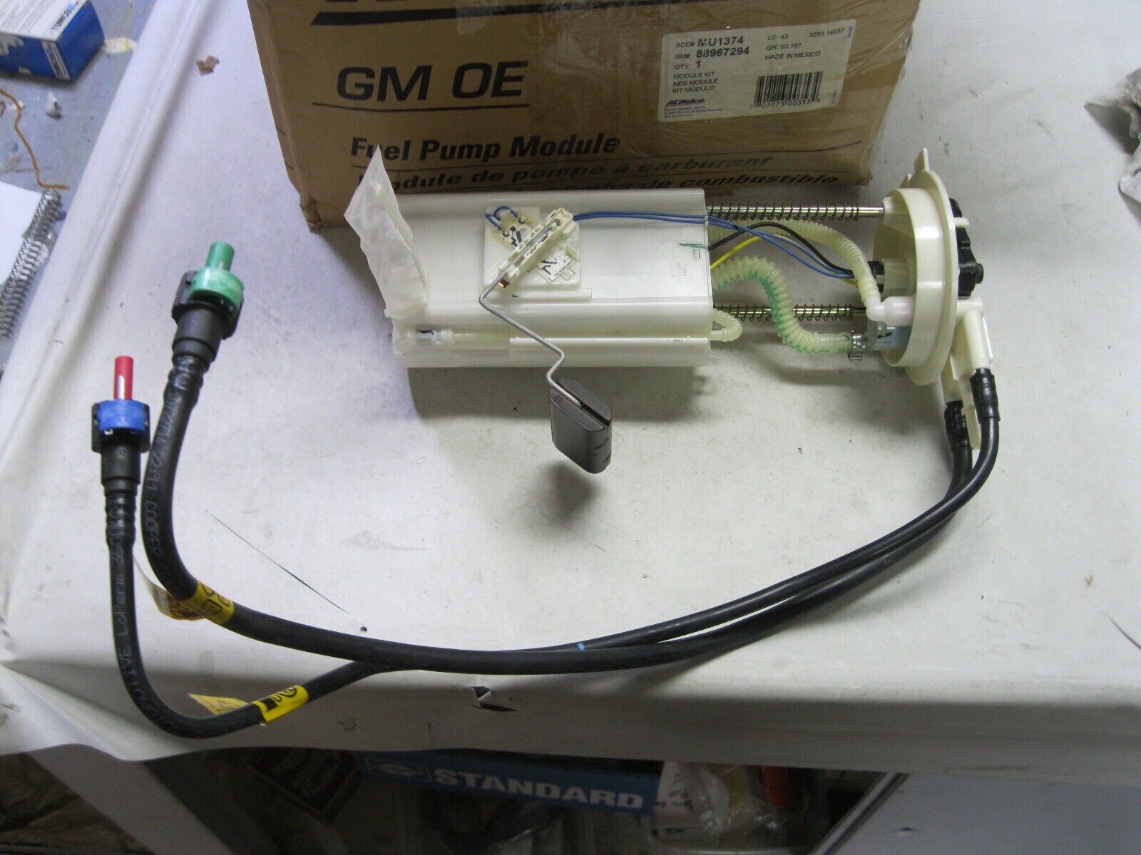 Fuel Pump Module Assembly ACDelco MU1374 (box rough, fuel pump only) | eBay