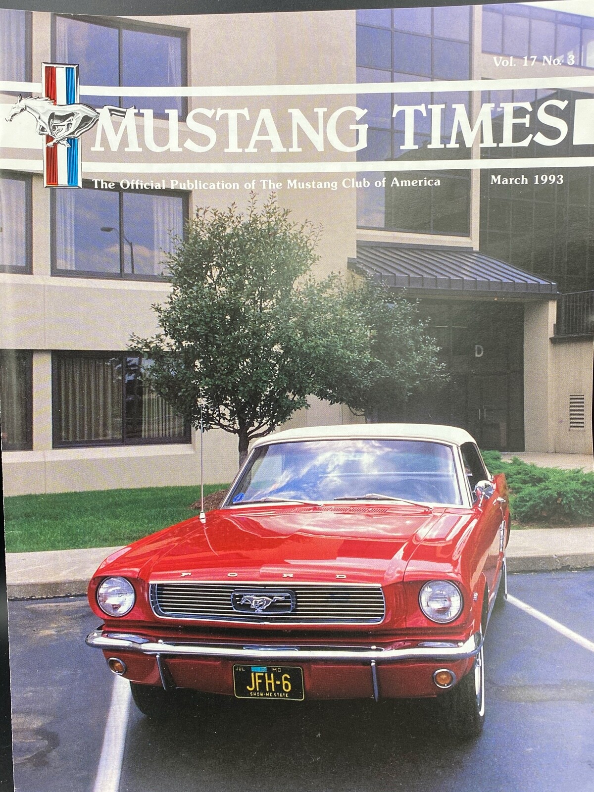 Mustang Times Magazine MARCH 1993 Mustang Club of America | eBay