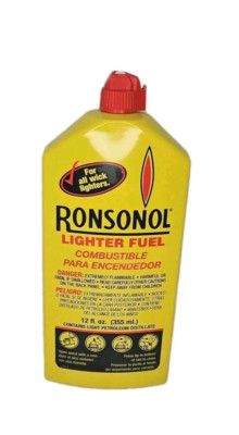 Ronsonol Lighter Fuel 12 Oz Bottles Best For All Wick Type Lighters | eBay