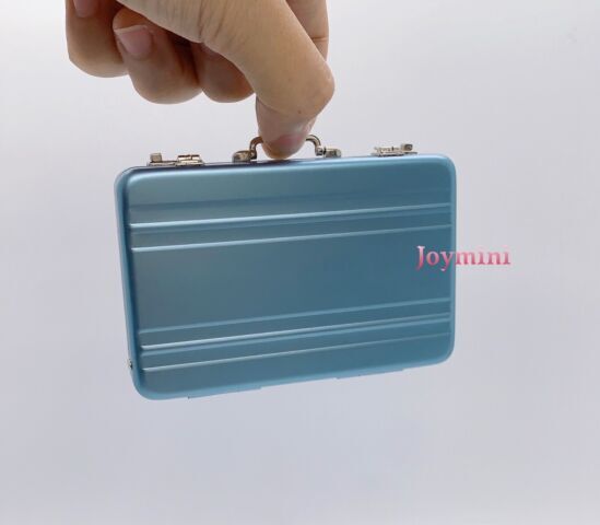 Dollhouse Miniature Travel Metal Suitcase Briefcase Toy Decoration ...