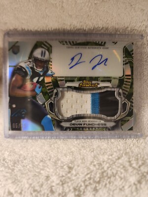 2014 Topps Finest Devin Funchess RPA 05/15 | eBay