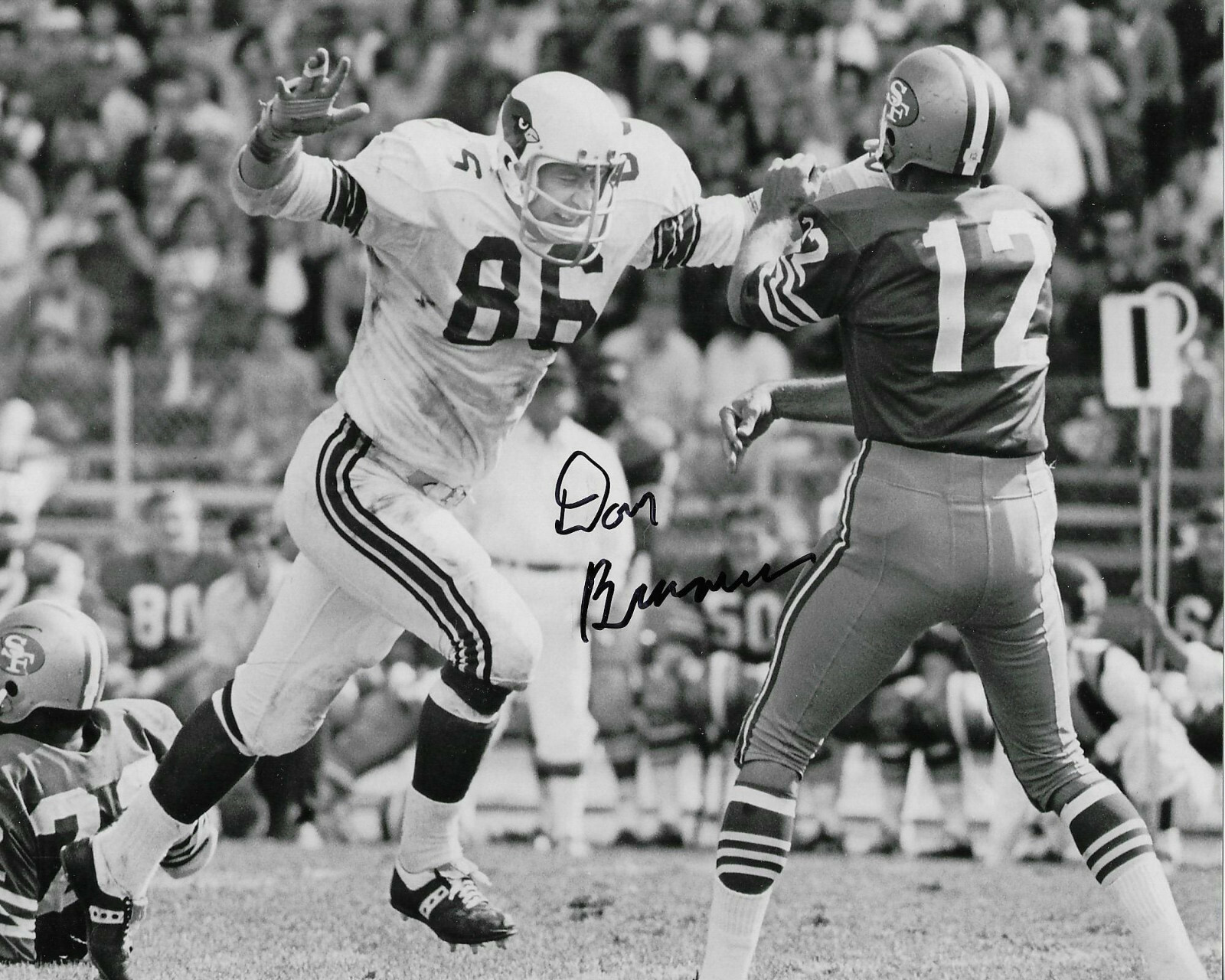 DON BRUMM Autographed Signed 8 x 10 Photo St Louis Cardinals Football ...