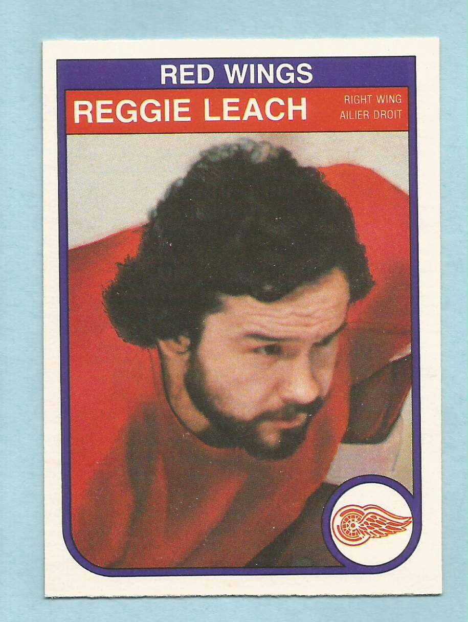 1982-83 OPC O-Pee-Chee Hockey Reggie Leach #90 Detroit Red Wings NM/MT ...