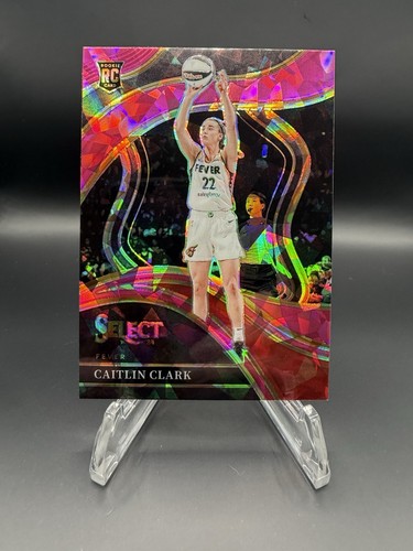 2024 Panini Select WNBA Caitlin Clark Courtside Pink Ice Prizm Rookie ...