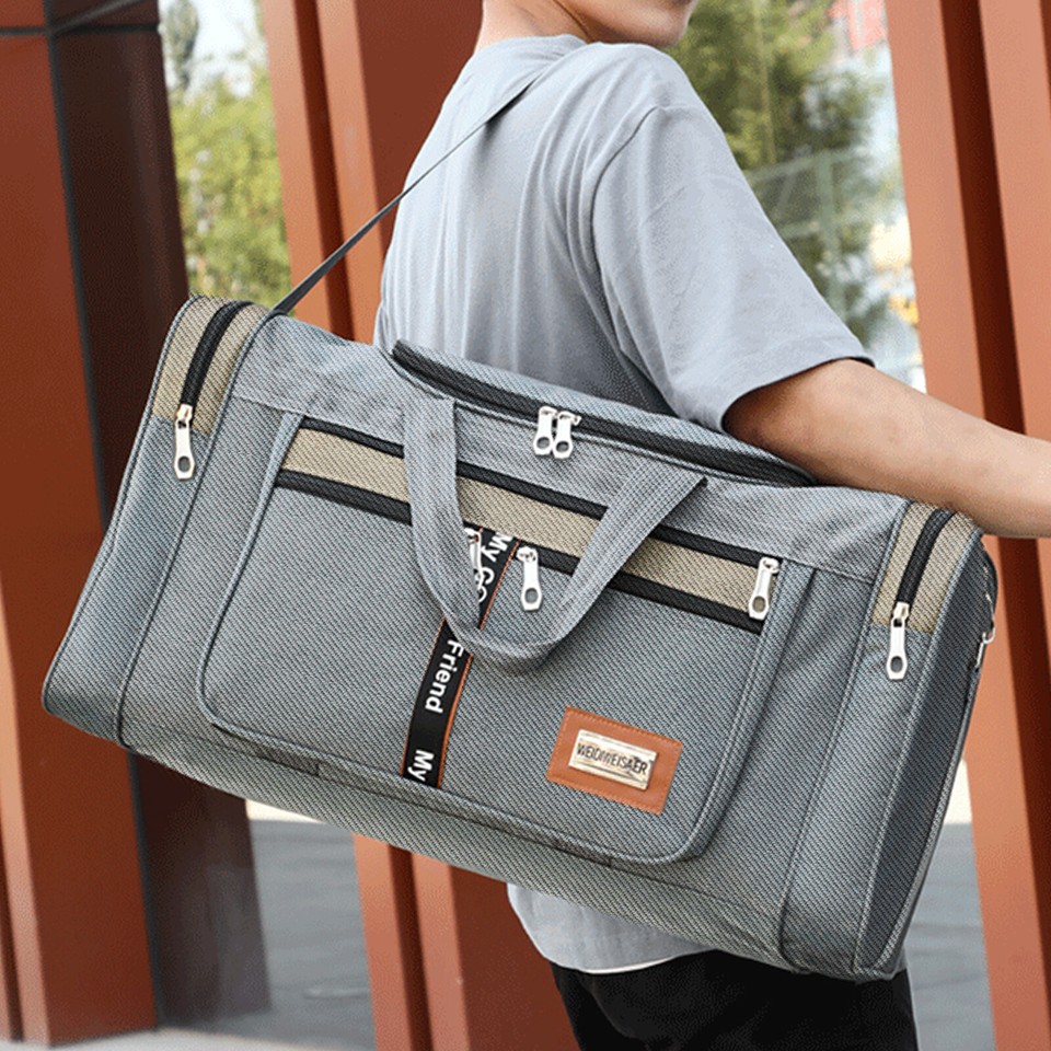 60L Duffle Bag Gym Bag Travel Luggage Sport Handbag Tote for Men Women ...