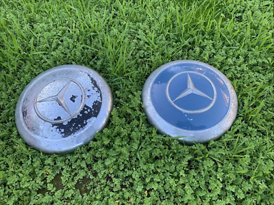 1960's Mercedes Benz 190SL 220S Ponton Fintail Pagoda Hubcaps Set Lot ...