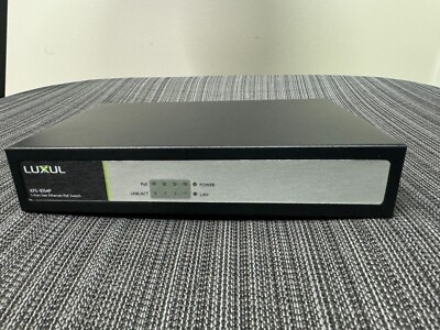 Luxul XFS-1054P - 5 Port Ethernet PoE Switch - With Power Cable- Very ...