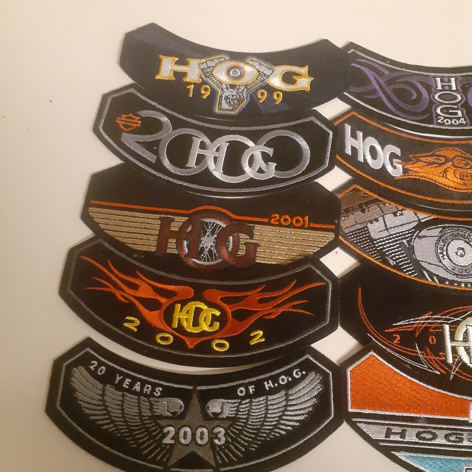 HOG From 1999 - 2020 Harley Owners Membership Patches 15 Items Lot ...