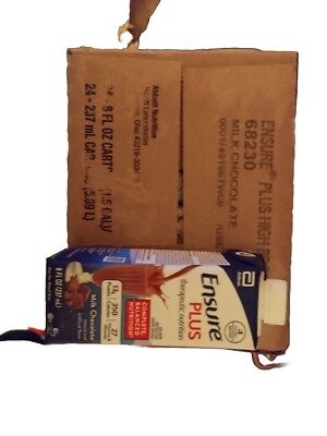 21 8 FL Oz Milk Chocolate Ensure Plus High Protein Cartons | eBay