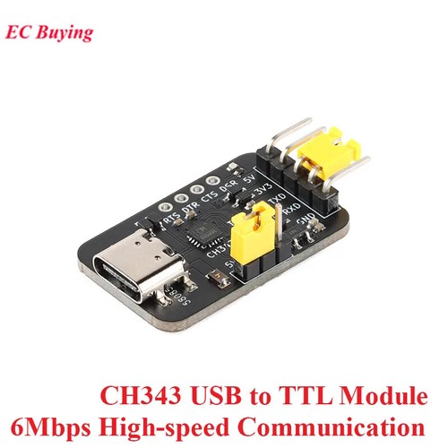 CH343 USB-C to TTL Board, High Speed Comm, Single Chip Loader ...