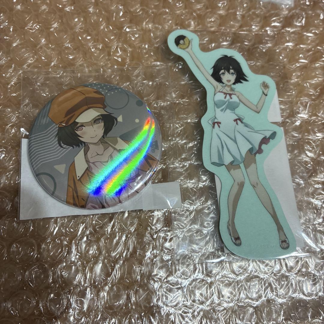 Monogatari Series x STEINS;GATE Lottery Mayuri Ruka StICker Badge | eBay UK