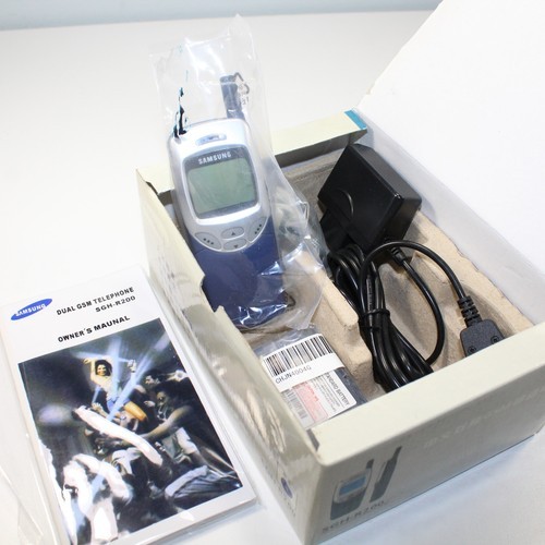 2001 Rare Vintage Samsung SGH-R200 Olympics Phone In Box Complete ...