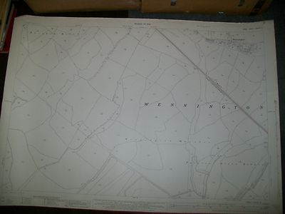 WENNINGTON ESSEX ORDNANCE SURVEY MAP LMSR LTSR 1947 (1939 REVISION ...