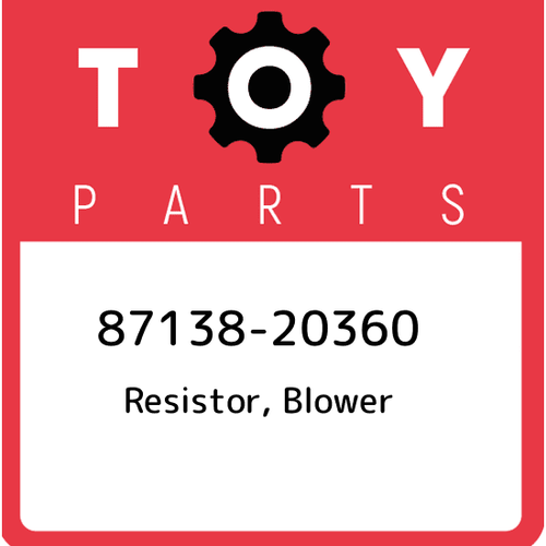 87138-20360 Toyota Resistor, blower 8713820360, New Genuine OEM Part | eBay