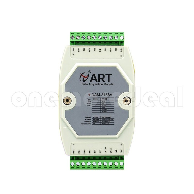 8-Channel 16Bit Analog Acquisition Module for KingView/ForceControl ...