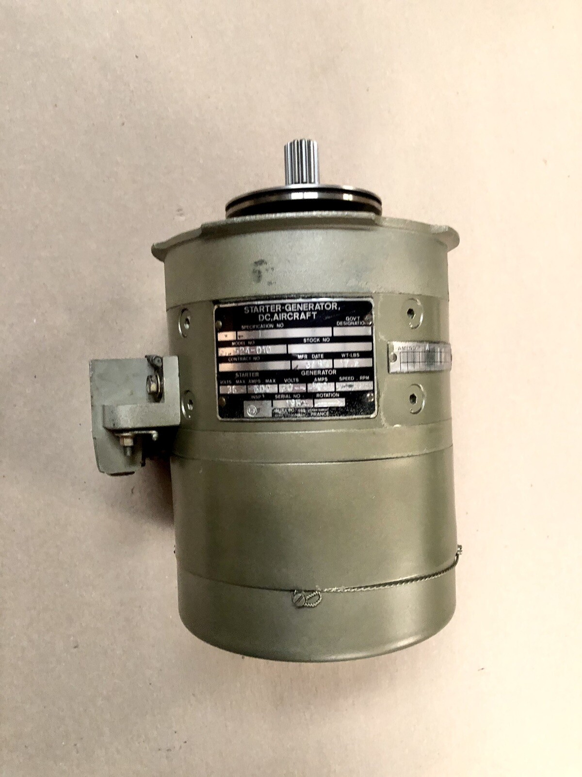 Helicopter, Aircraft. Auxilec (AEC) Starter Generator. PN 524-010 | eBay