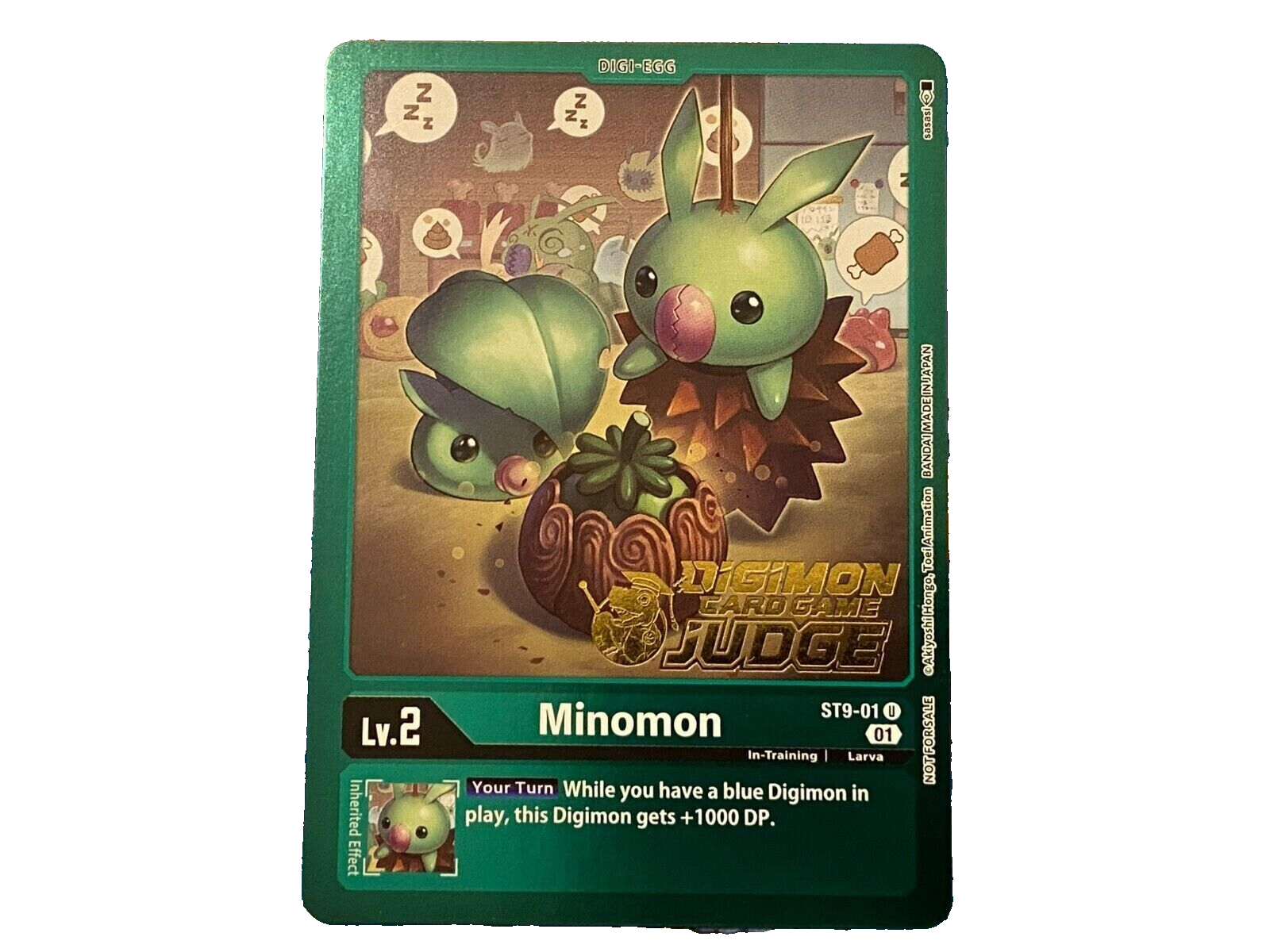 Minomon Judge Foil - ST9-01 NM - Digimon TCG | eBay