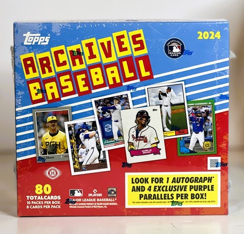 2024 Topps Archives Baseball COLLECTOR'S Box Factory Sealed In Stock | eBay