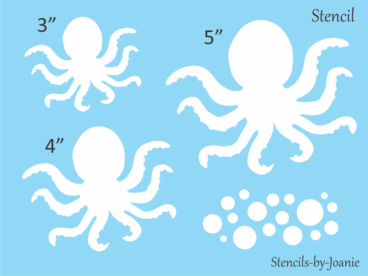 Octopus Stencil Printable