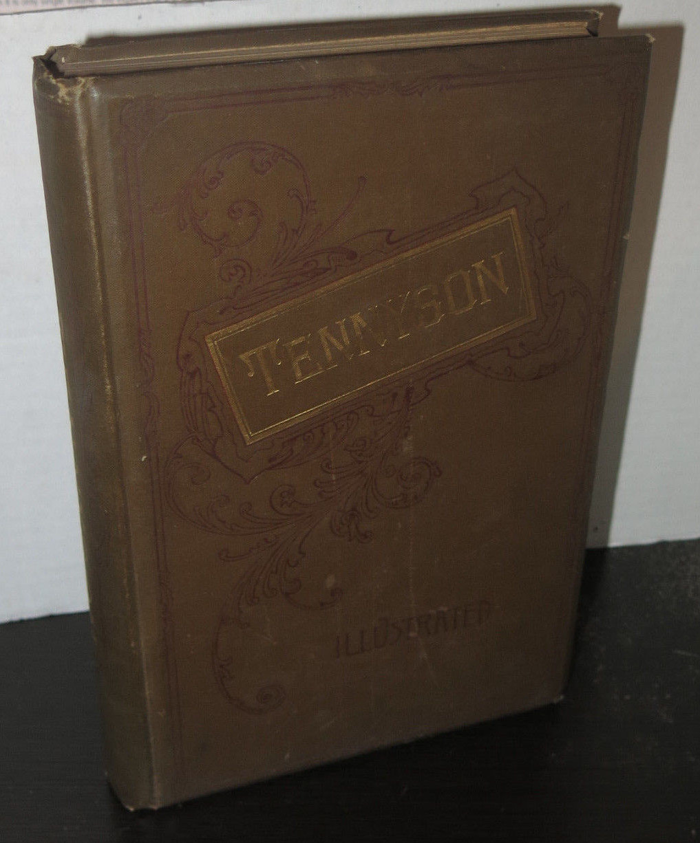 The Works of Alfred Lord Tennyson 1885 Gilt Cloth Victorian Gift ...